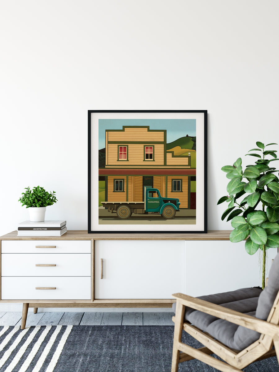 Robin White, 'Mangaweka', 1973 - Print – TePapaStore